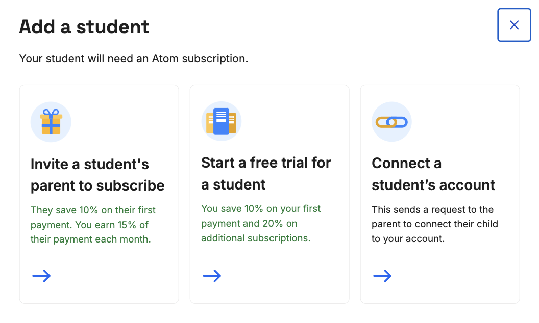 Tutor guide: How do I add a student?